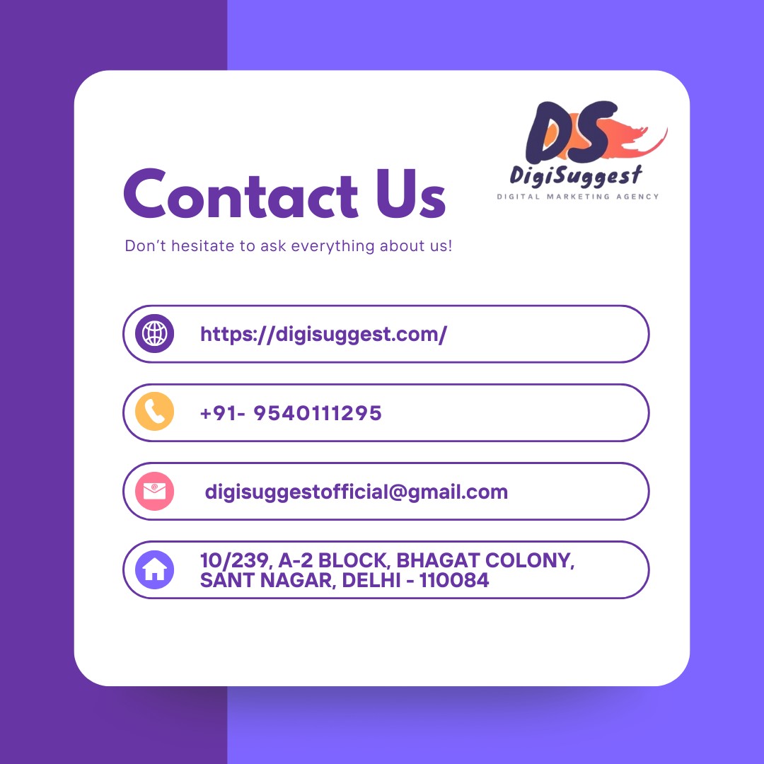 Contact Us - Digi Suggest | Let’s Grow Your Business Online