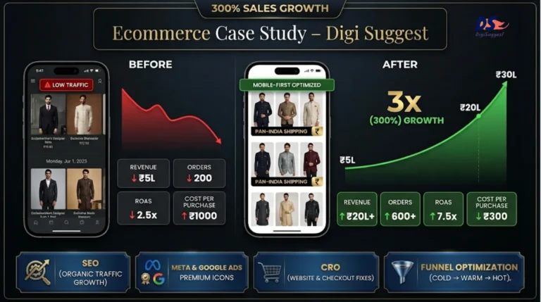 How Digi Suggest Increased Ecommerce Sales by 300% (Case Study)